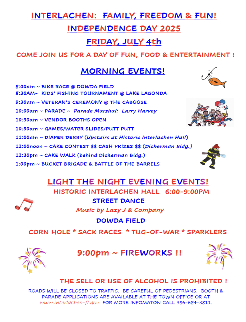 Our Events – Town of Interlachen, Florida